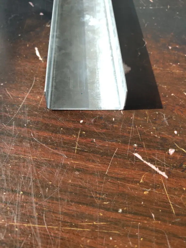 Ce Approved Galvanized Framing Zinc Coated Metal Stud Track For Drywall ...