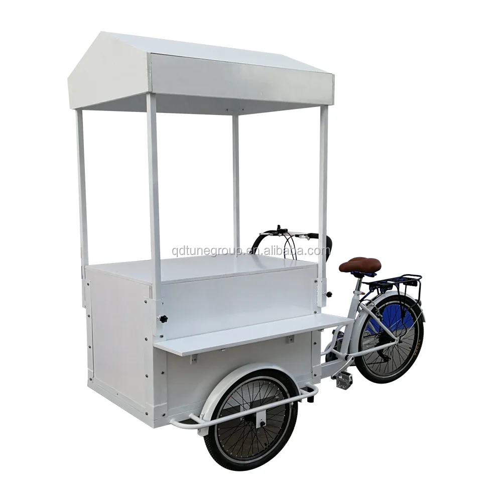 Pancake Fast Food Cart - Electric Food Bike with Wheels