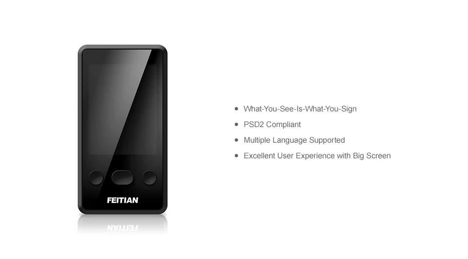 Feitian QR Code Online Banking One Time Password OTP Token C610 - I36