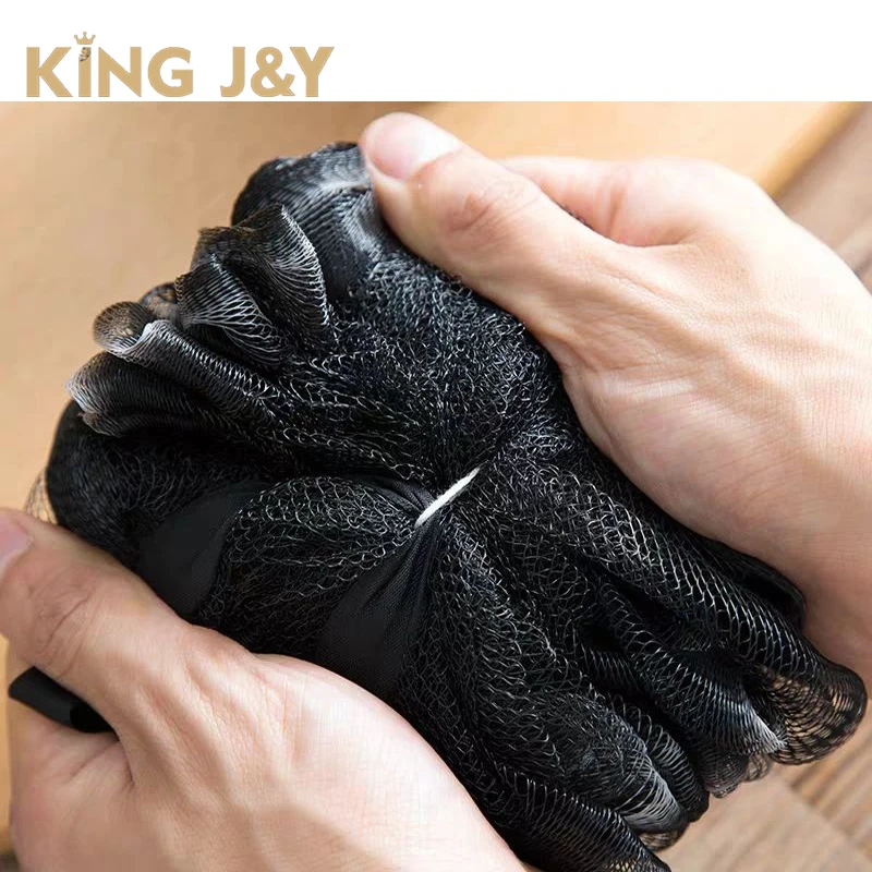 Black Loofah - African Body Sponge for Exfoliation