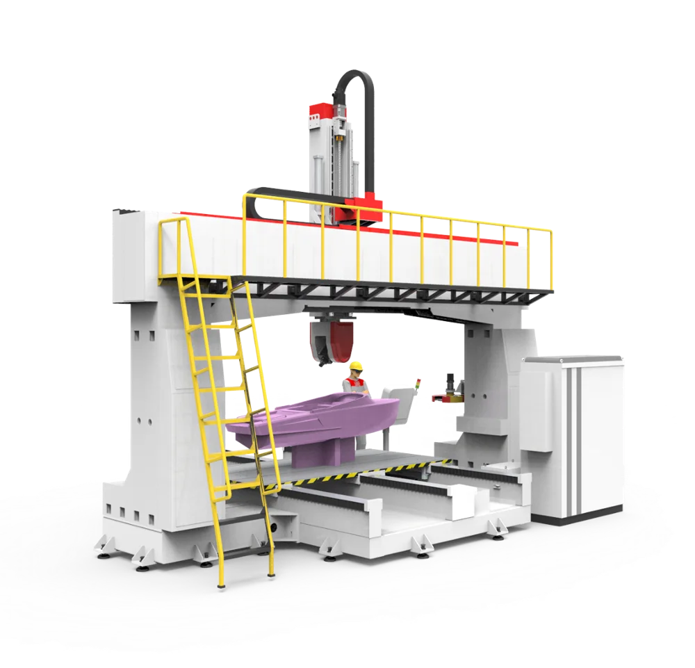 Cnc Router Machine 5 Axis For 3d Model Mould Making - Buy Cnc Router ...