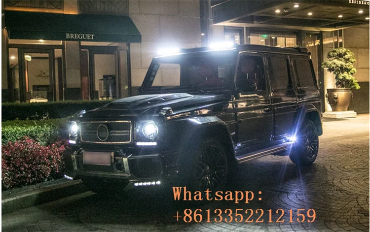 W463 Tail Fog Lamp Rear Bumper Fog Lights Upgrade Led Light Fit For Mb ...