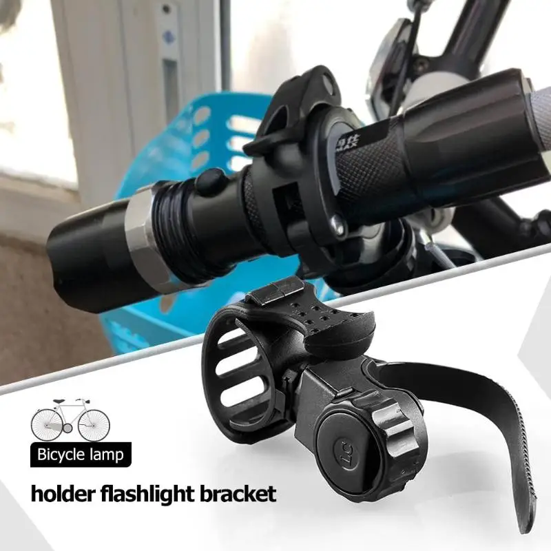 Bicycle Light Mount Bracket Bike Lamp Holder Clamp 360 Degree Rotatable ...