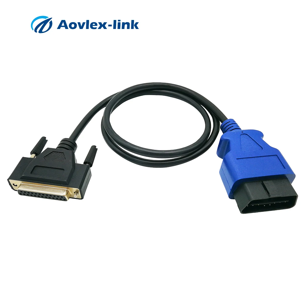 Customized Obd Cable 12v Obd Connector Male To Db 25pin Female Cables ...