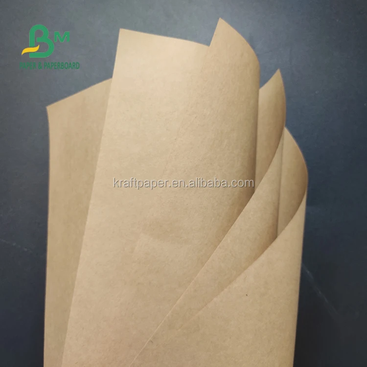 Unbleached Food Grade Kraft Paper White Brown Rolls For Food Package ...