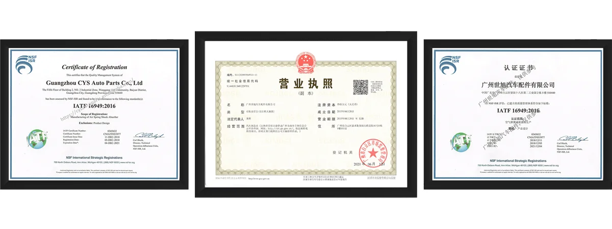 Guangzhou Cys Auto Parts Co., Ltd. - air suspension shock, air ...
