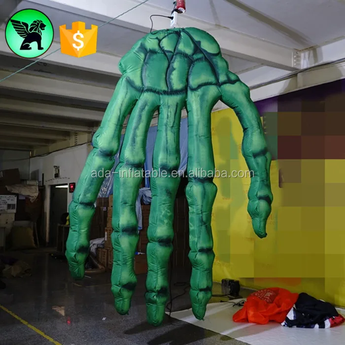 2m Giant Inflatable Hand Replica Customized Woman Hand Inflatable For ...