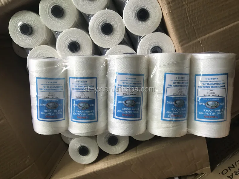 High Quality 100% Nylon Fishing Net Rope Twine 210d In Spool - Buy ...