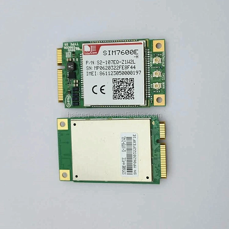 SIM7600 LTE CAT4 GNSS 4g Module SIM7600E-H-PCIE SIM7600A-H-Pcie ...
