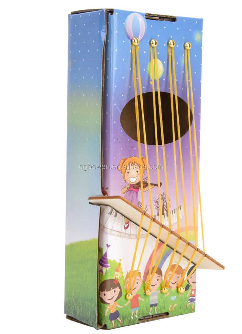 DIY Musical Instrument Toy Rubber Band Chinese Zither Kit