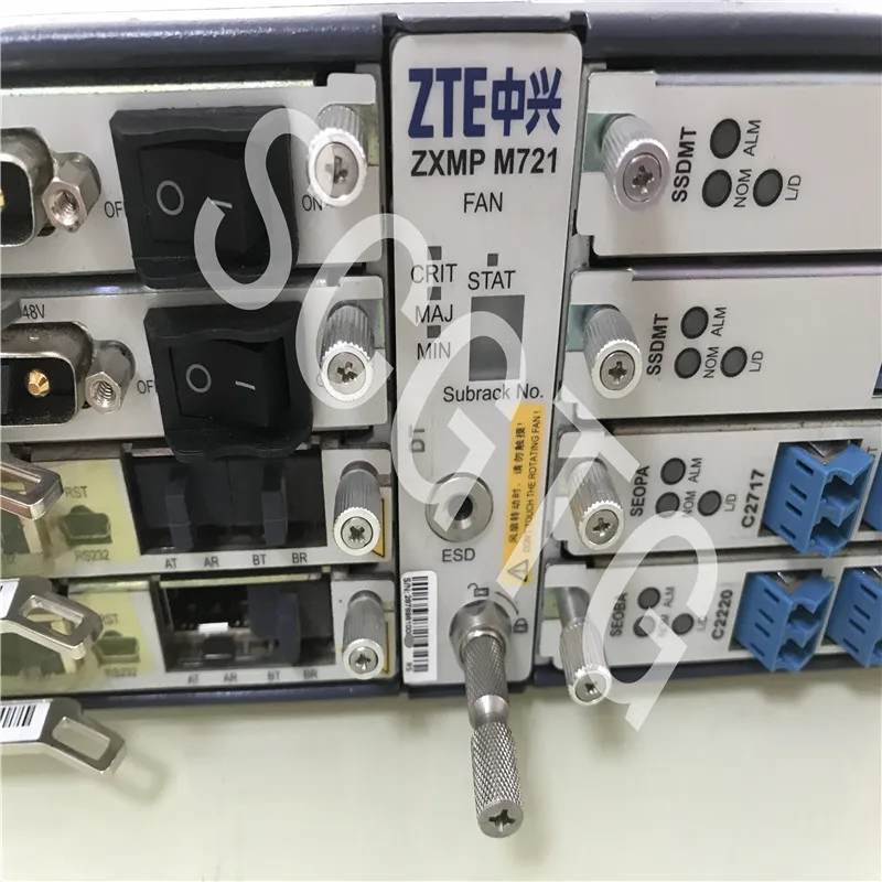 Zte Zxmp M721 2u Ncp Pw-dc Seoba Seopa Ssdmt Compact Wavelength Division Multiplexing Equipment ...