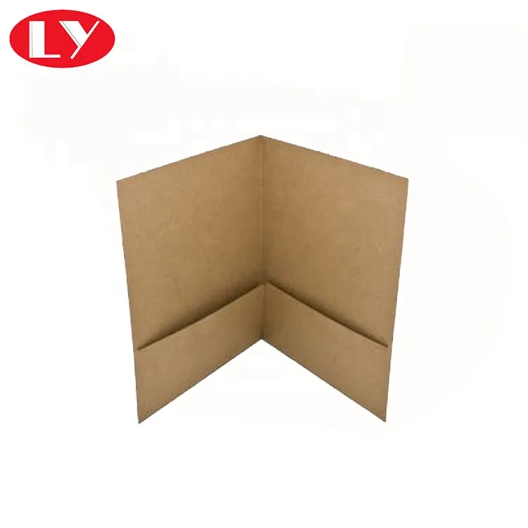 Eco-friendly A4 Folder - Recycled Kraft Paper & Two Pocket Design