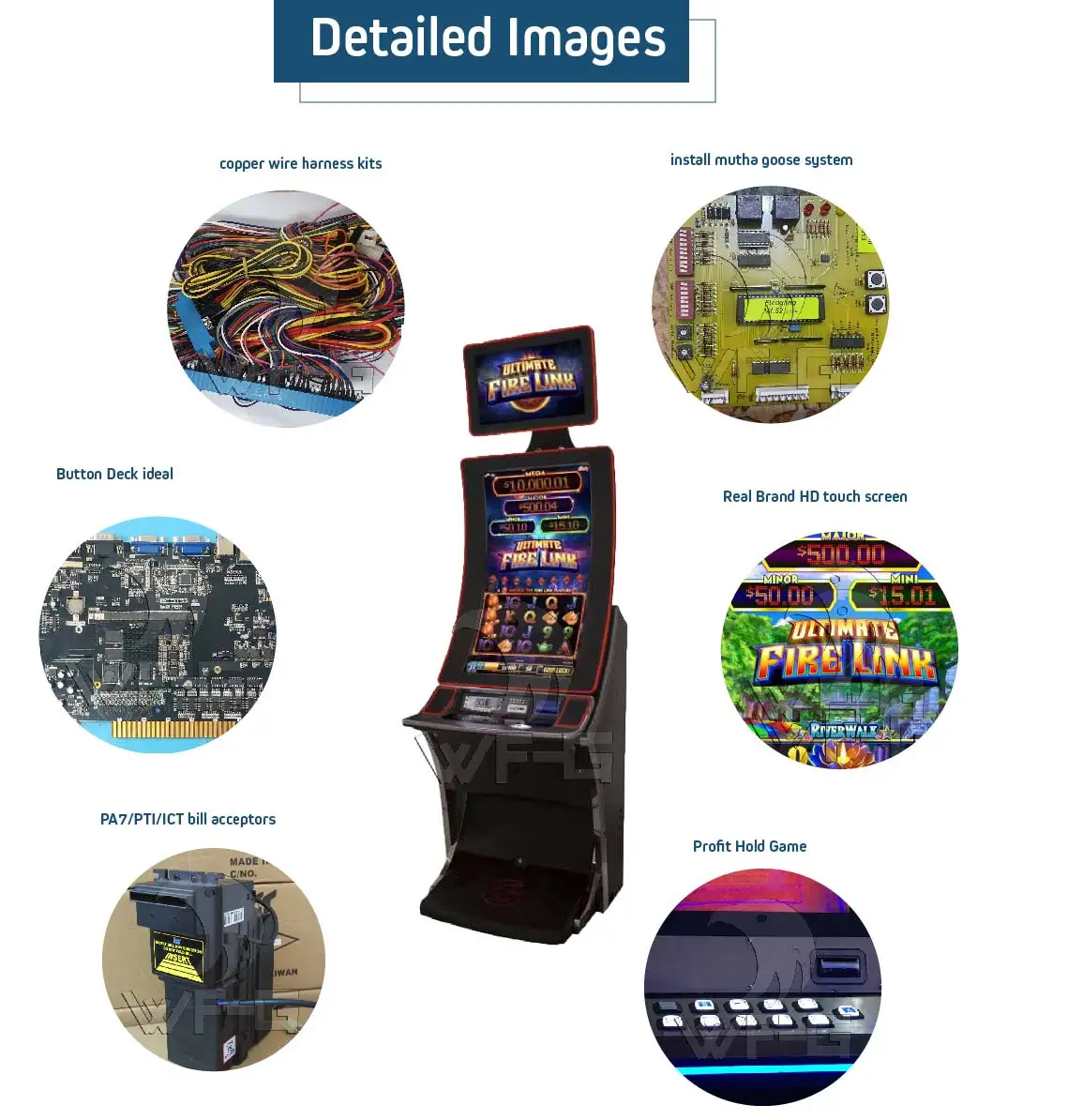 Newest Pog Gaming Machine Captain Jack Board Pot O Gold Video Slot ...