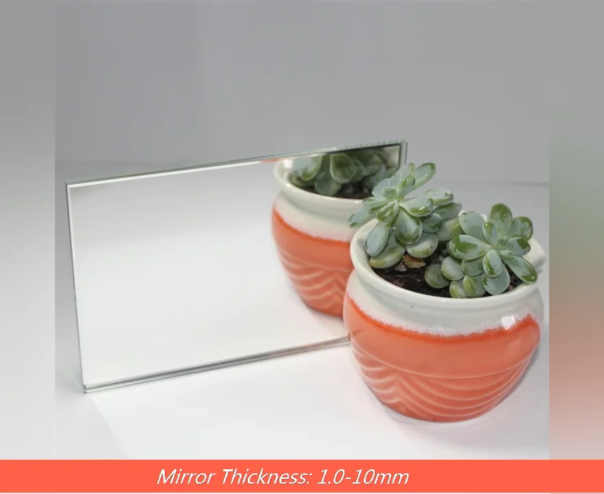 Double Transparent Silver Coating Mirror Glass - Buy Transparent Silver ...