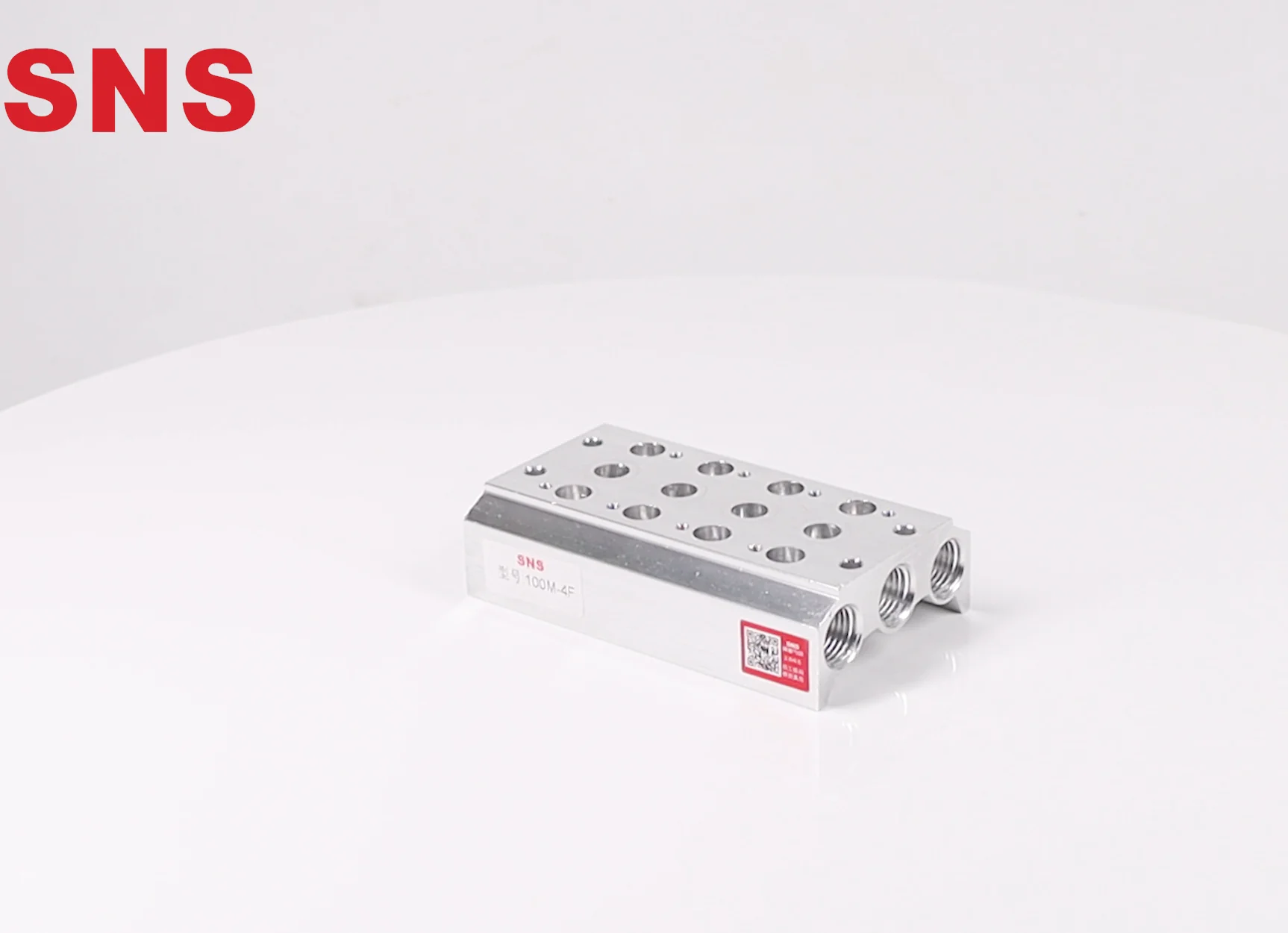 Sns Manifold Series Air Pneumatic Aluminum Alloy Solenoid Valve Base ...