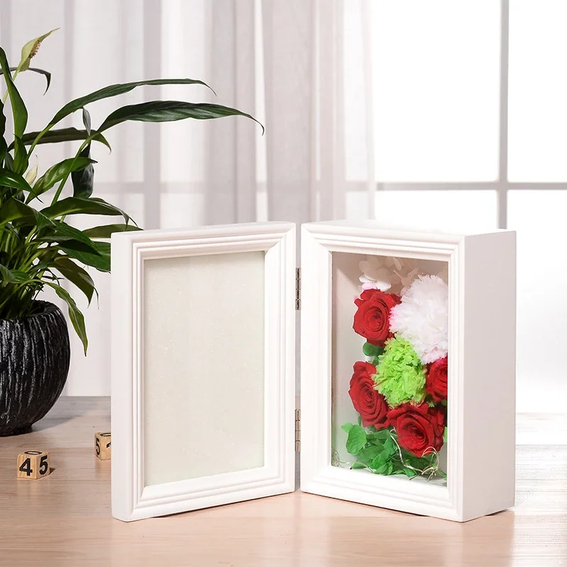 5*7" Led Light Shadow Box Keepsake Display Case Preserved Flower ...