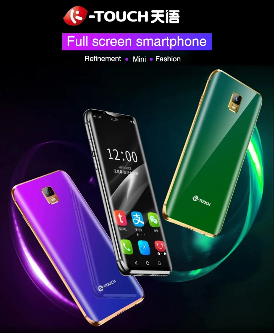 K-touch I10 4g Smartphone Quad Core 3gb 3.46inch 6d Curved Glass Screen ...