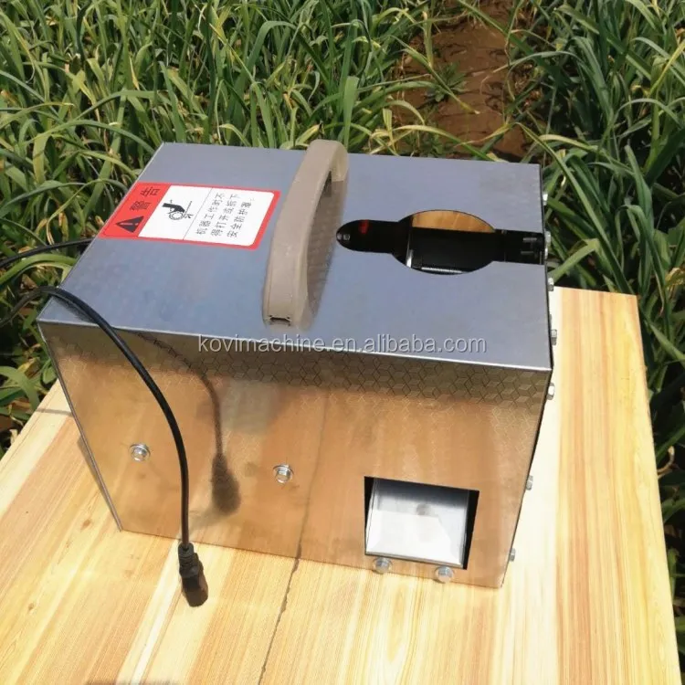 36v Small Onion Garlic Stem Root Cutter Machine Garlic Cut Root Machine