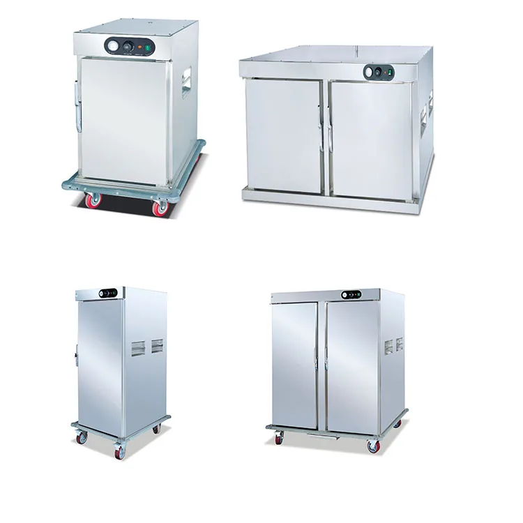 Double Doors Electric Food Warmer Trolley /hospital Food Warming ...