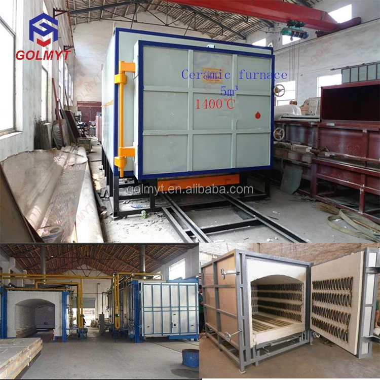 Continuous Heat Treating Muffle Furnace 1400C Ceramic Firing Klin