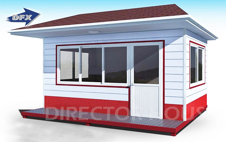 Outdoor Metal Carved Police Booth Prefabricated Security Booth - Buy ...