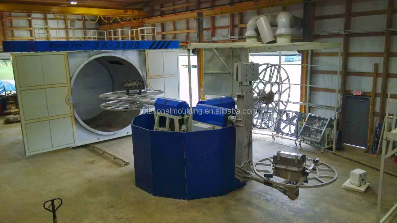 Rotational Molding Machine Three Arms - Efficient & Durable