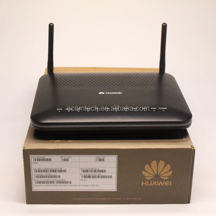 Cheap Price Gpon Ont Hg8245 Epon Onu 4ge/4fe+2pots+usb+bbu+wifi English ...