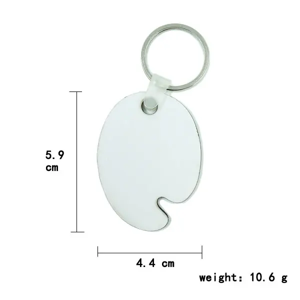 Sublimation Mdf Key Chain Round Different Shapes Hardboard Key Ring ...