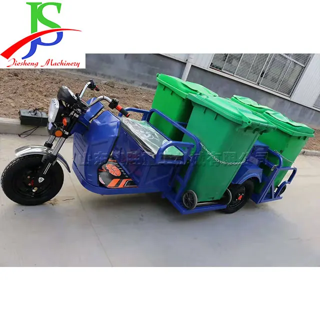 Three Wheeled Sanitation Trash Can Transporter Electric Two Four Six ...