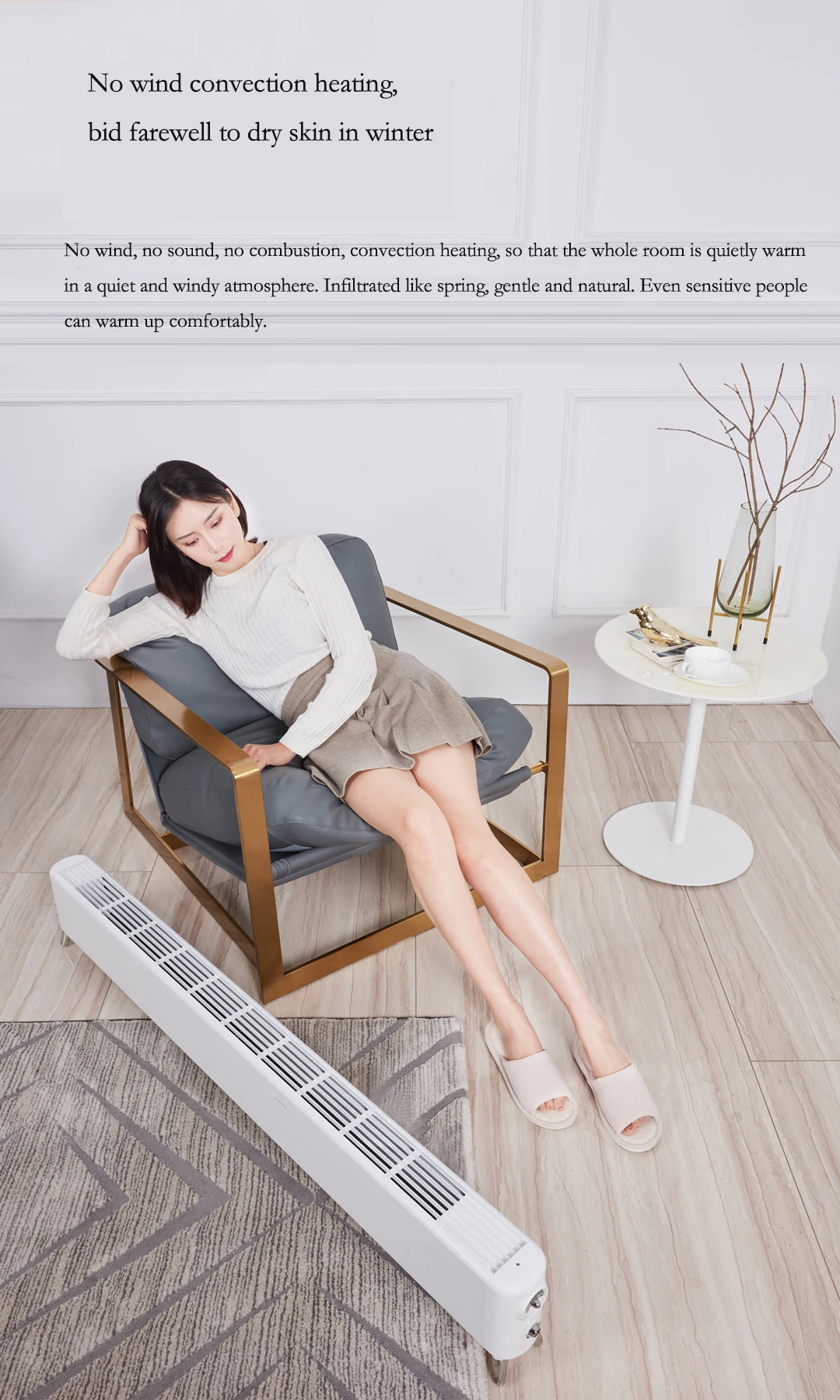 Q3-E 2000W Free Standing Waterproof Home Room Heater Electric Digital ...