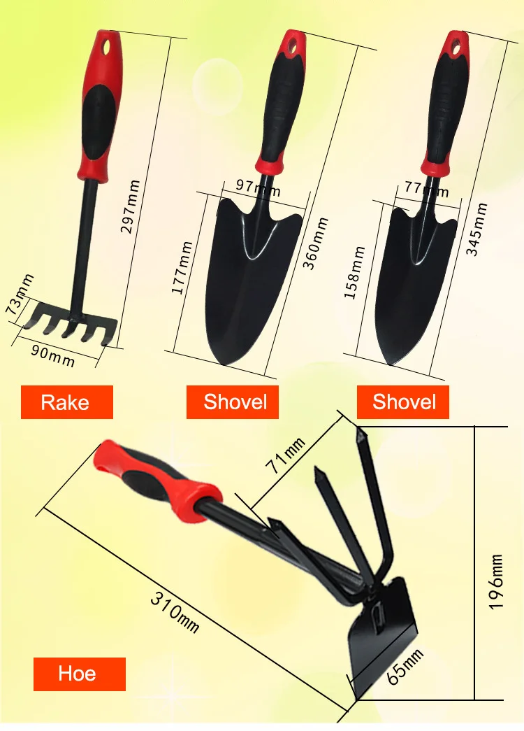 4pcs Plastic Garden Manual Farm Hand Tool Garden Tools Set - Buy Manual ...