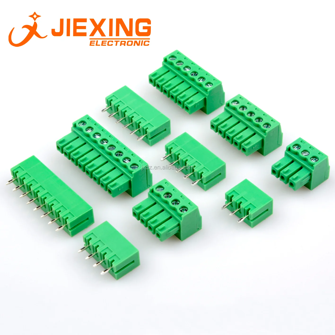 Kf2edg 3.81mm Curved Straight Pin Socket Pcb Plug-in Terminal Block 2/3 ...