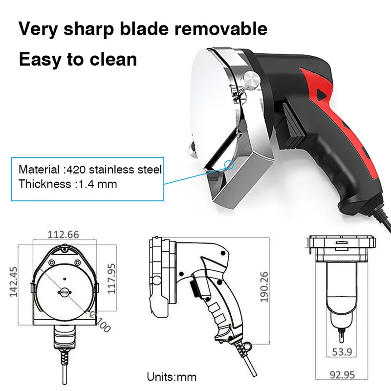 Electric Automatic Kebab Slicer,Shawarma Cutter - Buy Kebab Slicer ...