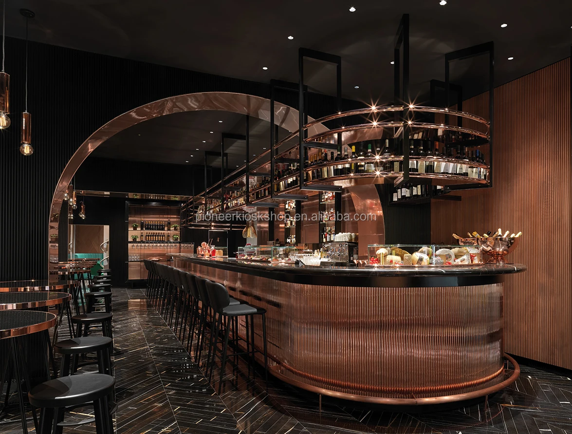 Luxury Bar Counter - Customized Hotel Design for Sale