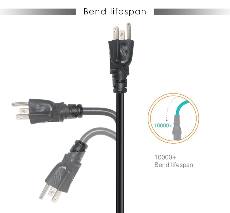 Cord Connector With Cord Cable As3112 A 3112 Iec American Power Right ...