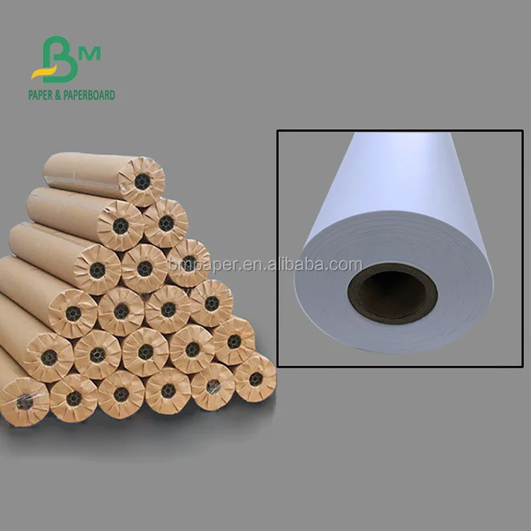 60gsm 70gsm Uncoated Plotter Paper for Inkjet Printing