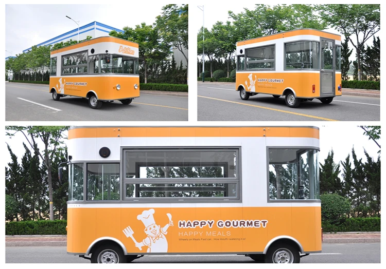 Mini Food Truck Car Food Market Shawarma Grill Food Van Pallet Truck ...
