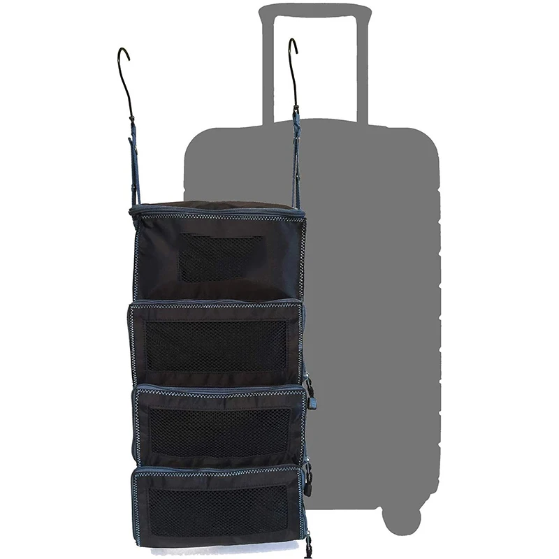 Travel Suitcase Luggage Bag - Portable & Packable Shelves