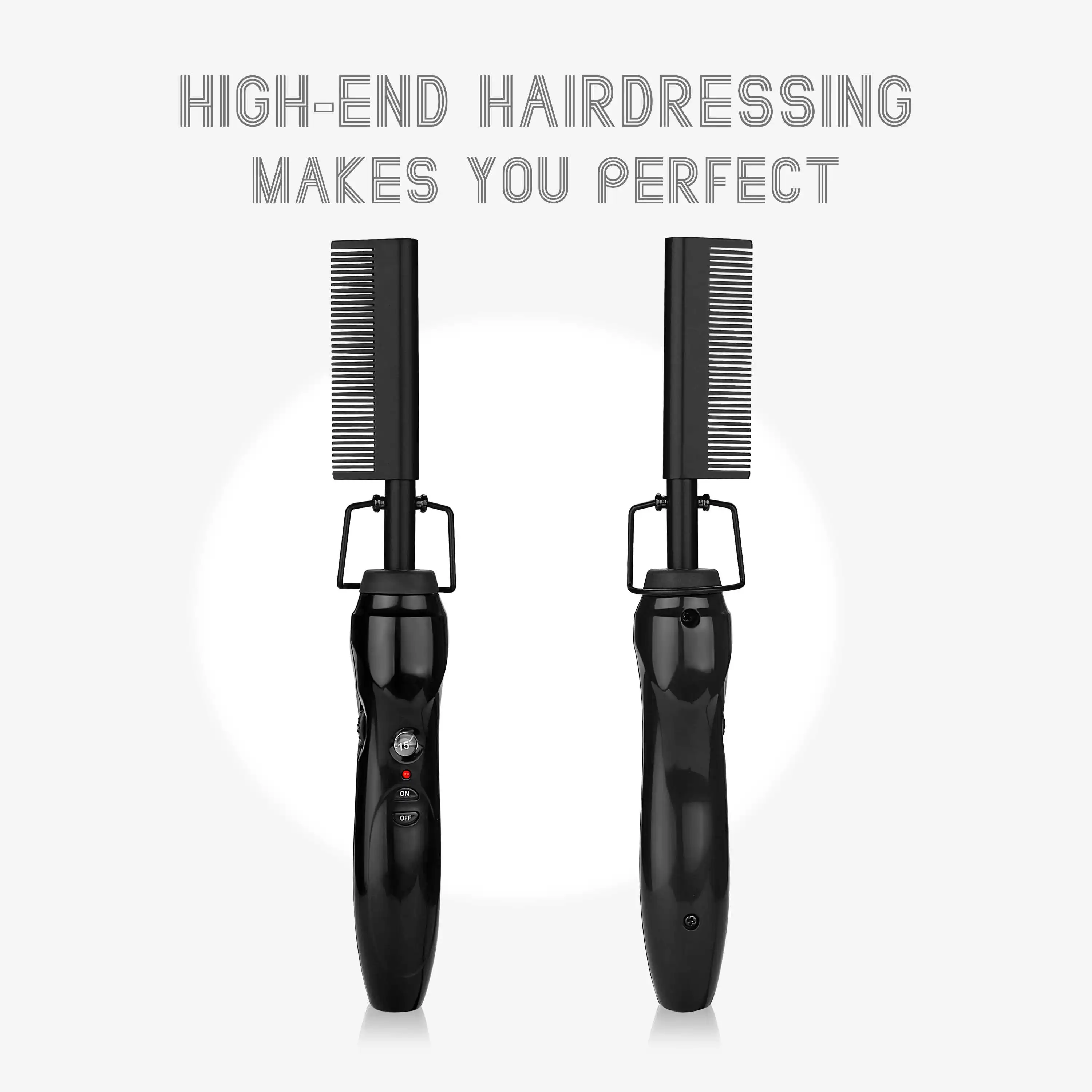 Electric Comb 360 Swivel Cord Electric Press Comb Portable Styling Hair ...