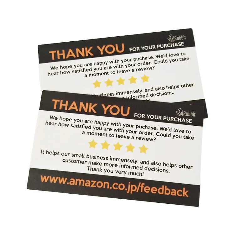 High Quality Full Color Flyer Insert Card Printing for Amazon Products ...