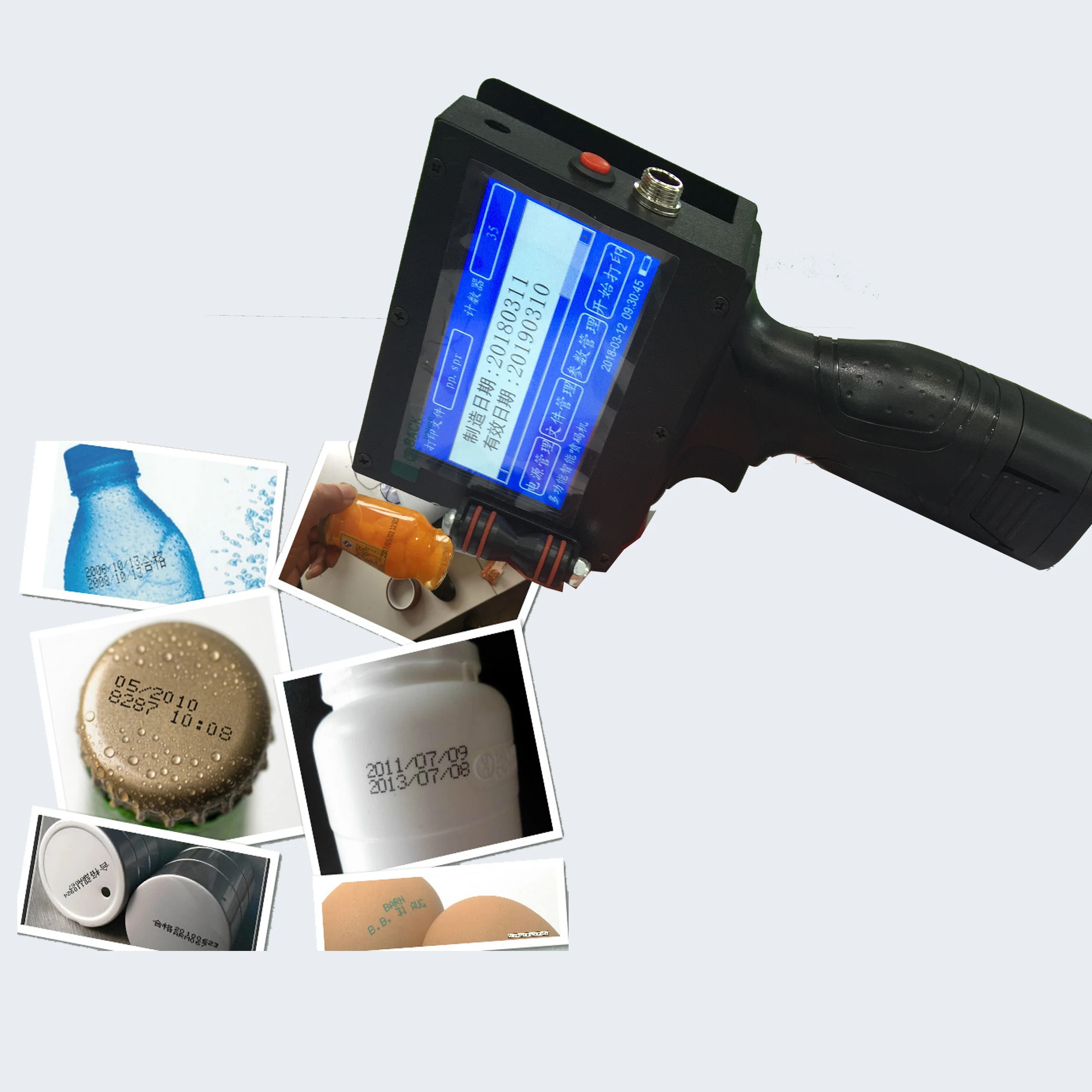 Portable Inkjet Batch Code Printers Print Machine For Code Marking On ...