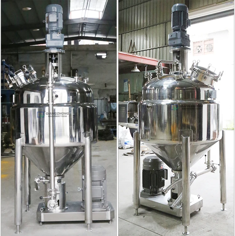 Mayonnaise Vacuum Homogenizing Emulsifying Mixer Industrial Small ...