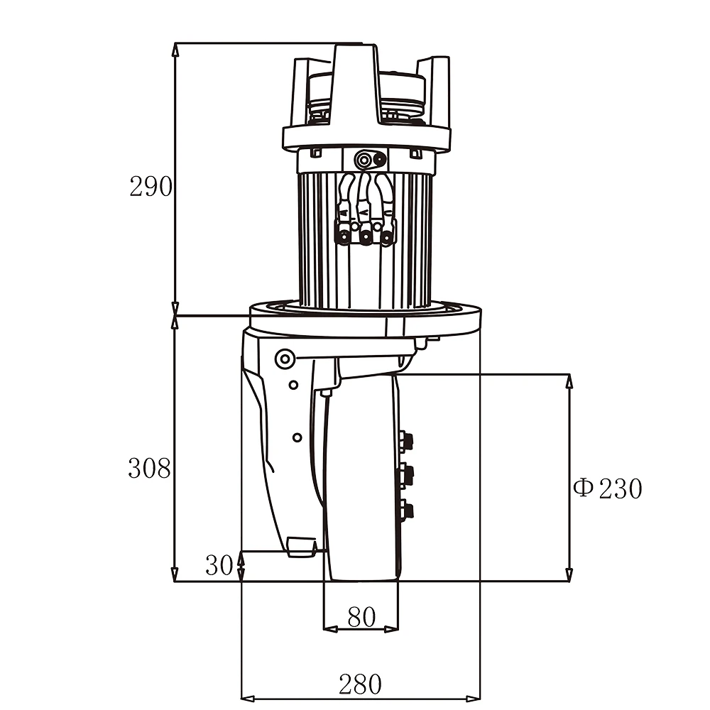 Kad15-acl 24v 1.5kw Ac Dc Agv Drive Wheel Unit Oem | Wholesale