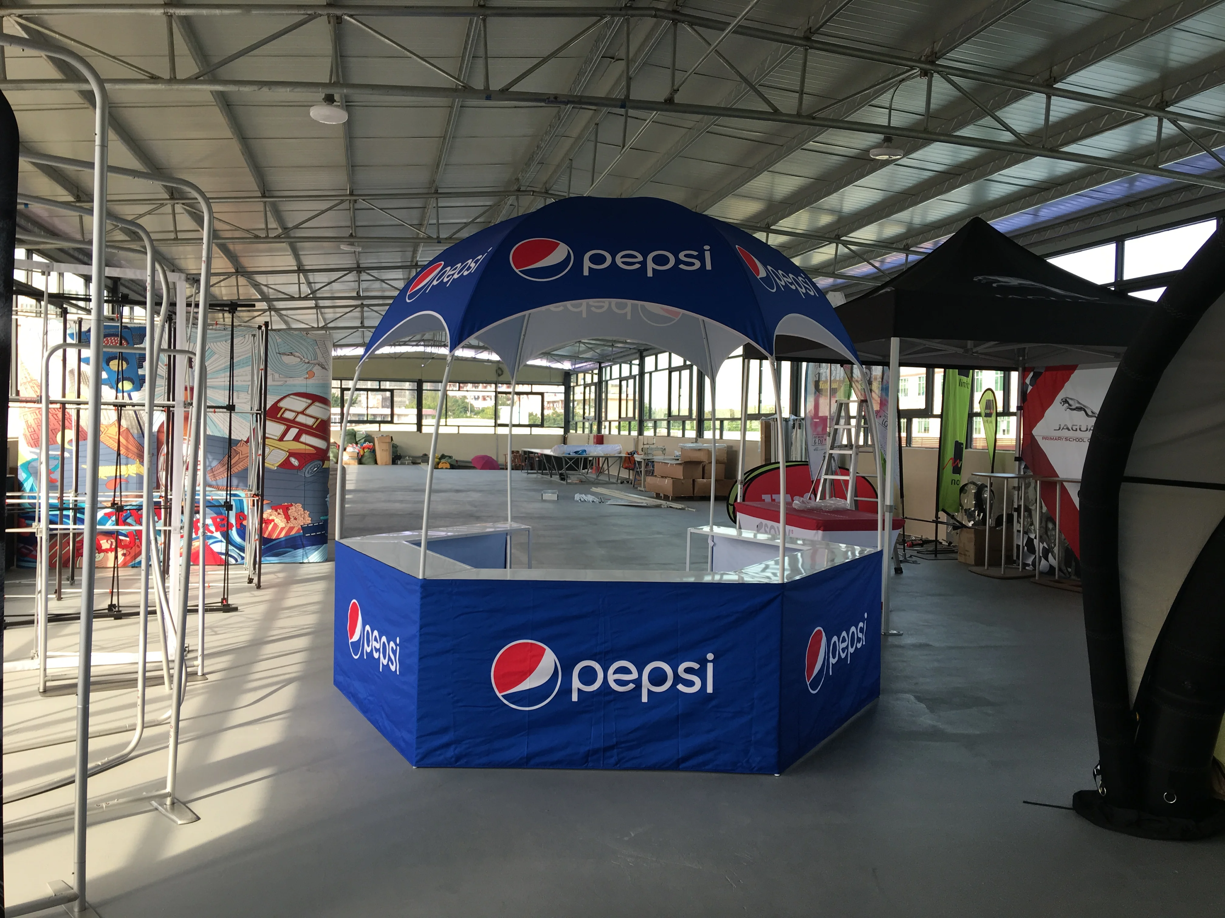 Hexagonal Metal Promotion Dome Tent for Trade Shows