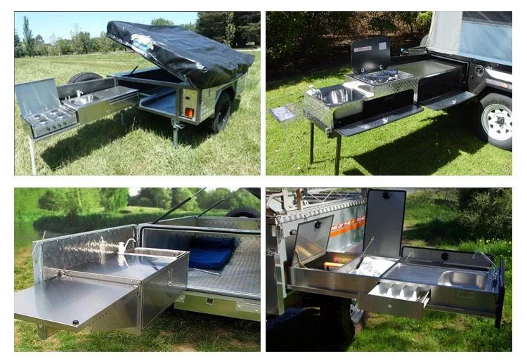 Travel Trailer with Slide-Out Kitchen - Perfect for Camping