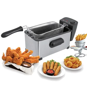 Portable Stainless Steel Electric Deep Fryer 220-240v 2000w 3l - Buy ...