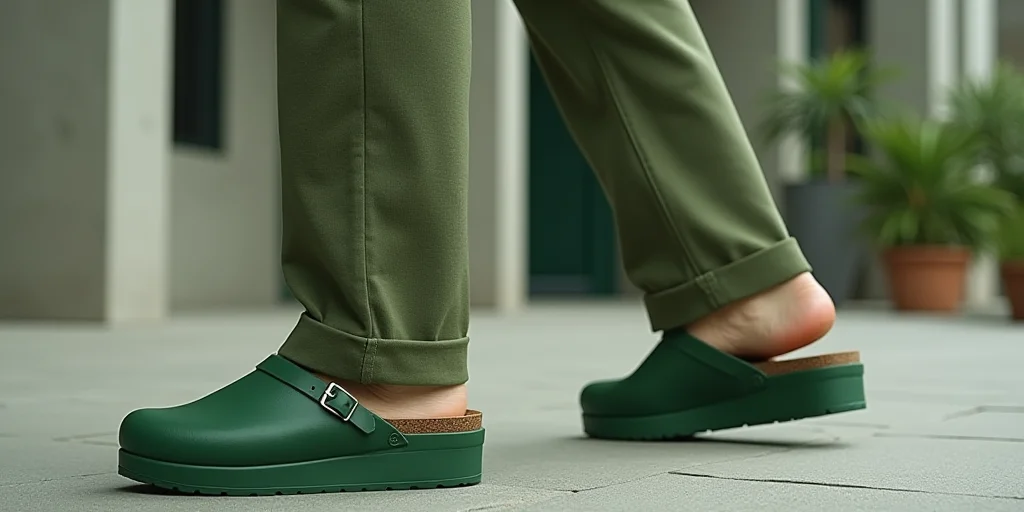 Birk Clogs Green – Trendy Comfort Footwear 2025 on Alibaba.com