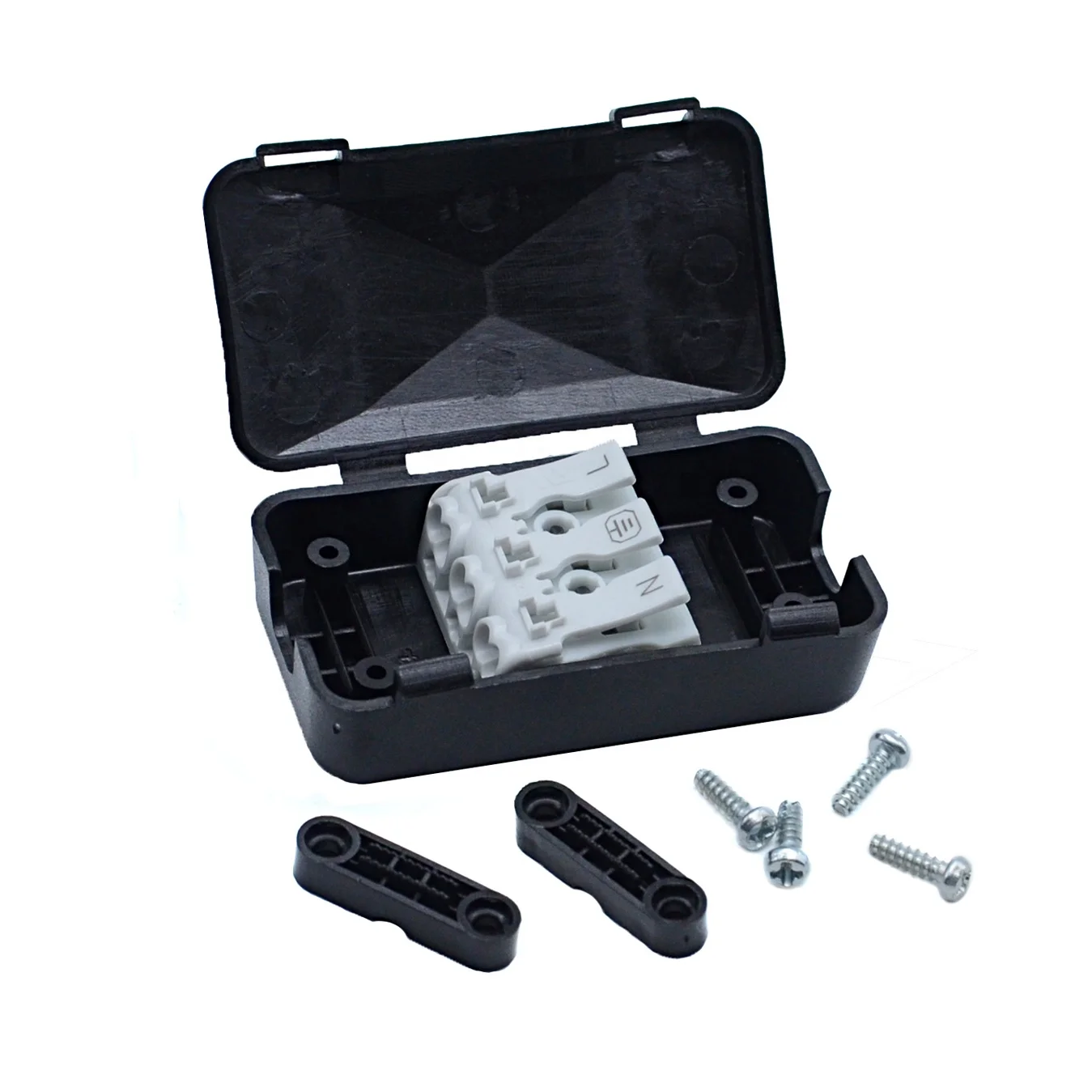 Factory Direct 4-pin Screwless Quick Junction Box Terminal Protection ...