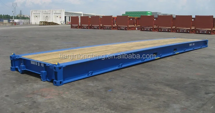 Wooden Or Steel Floor Bolster 40ft Platform Container - Buy 40ft ...