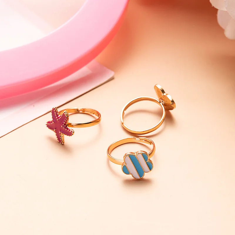 Children Kids Little Girl Gift Adjustable Rings Wholesale - Buy Kids ...